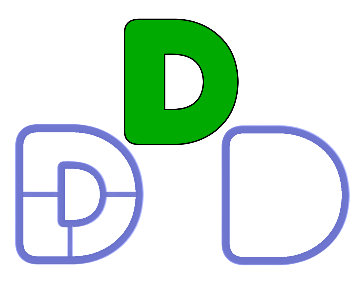 Chubby Uppercase D Cookie Cutter – The Cookie Cutter Club