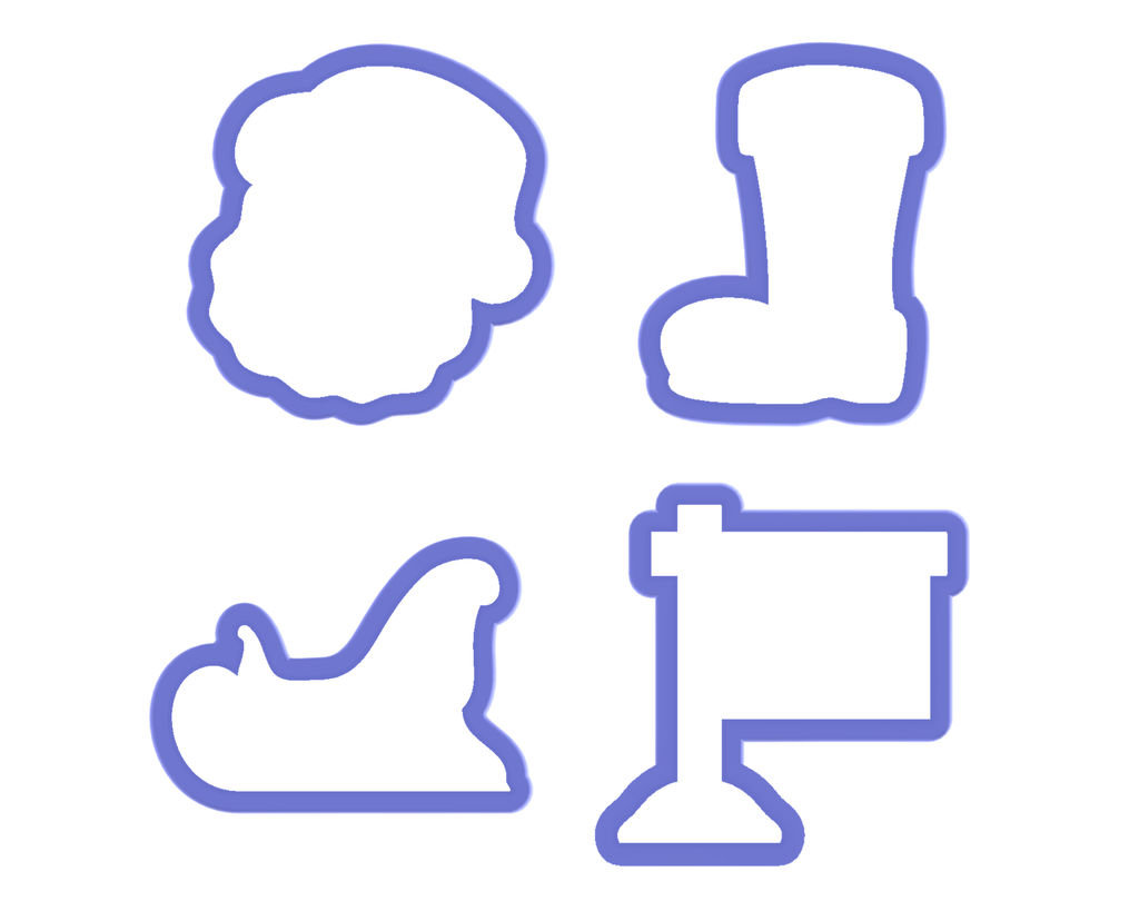 Santa Cookie Cutter Set – The Cookie Cutter Club