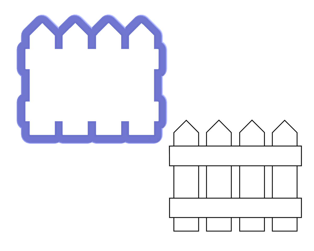 Fence Cookie Cutter – The Cookie Cutter Club