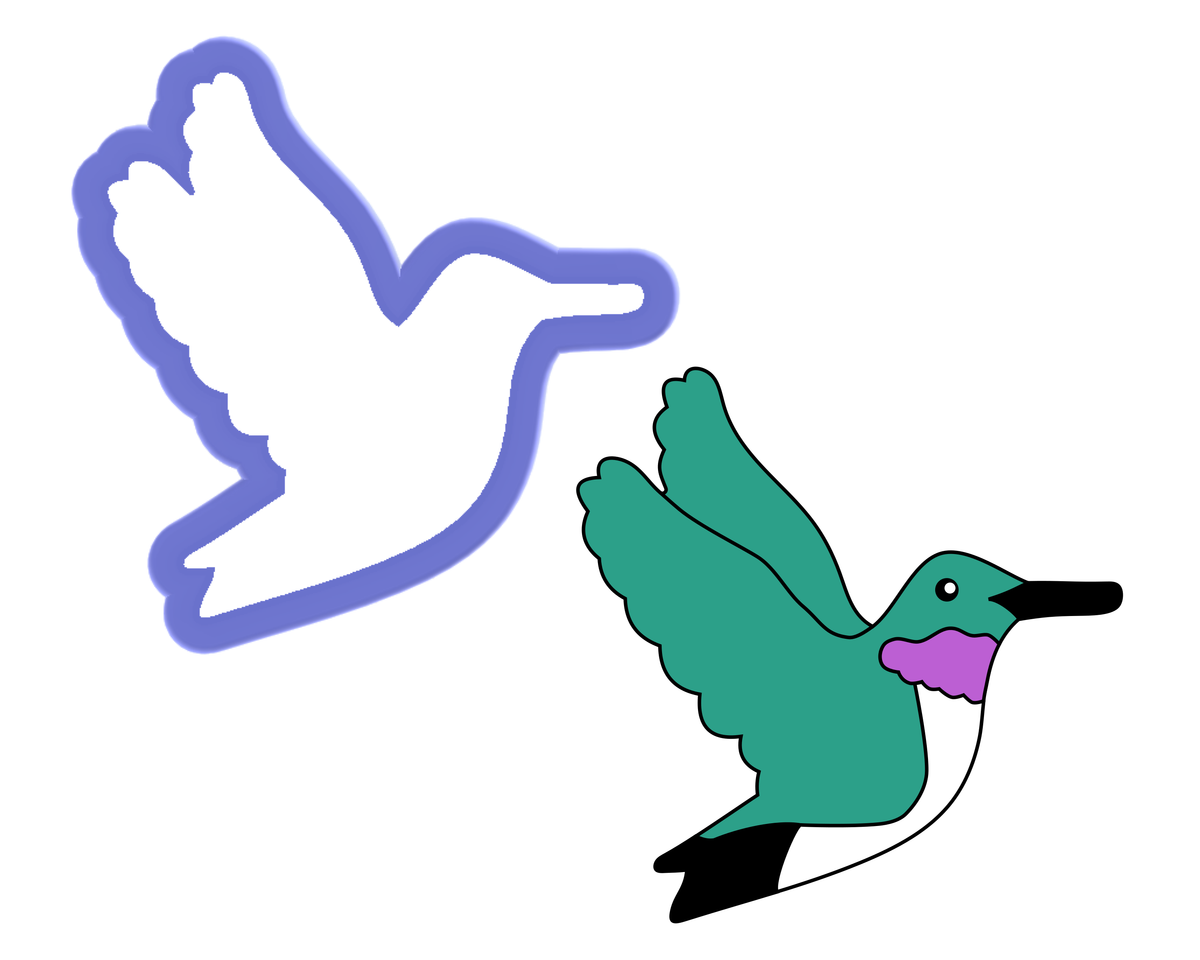 Hummingbird Cookie Cutter – The Cookie Cutter Club