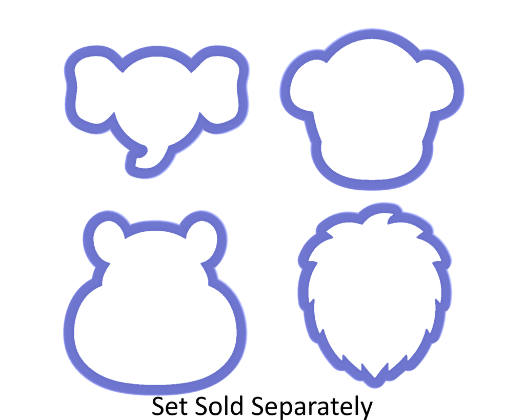 Monkey Face Cookie Cutter – The Cookie Cutter Club