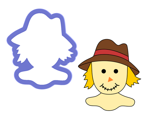 Scarecrow Head Cookie Cutter – The Cookie Cutter Club