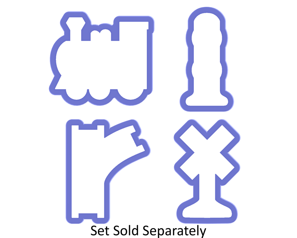Railroad Crossing Sign Cookie Cutter – The Cookie Cutter Club